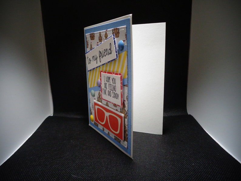 All Occasion Handmade Greeting Card- Fine and Sandy - Etsy