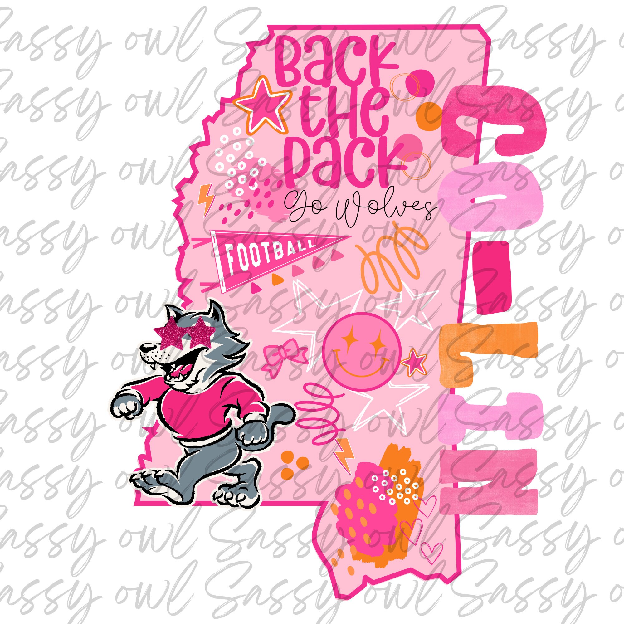 Co-lin Custom Png, Preppy Chic SEC, Sublimation, Sports Team, College ...