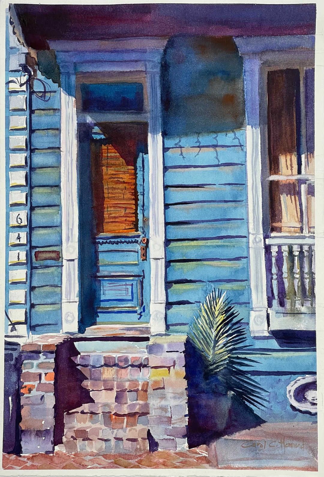 Stoop by Nola Original Watercolor Painting - Etsy