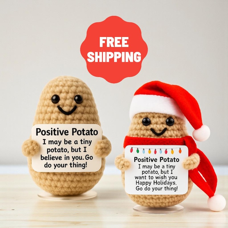 Crocheted Animals With Positive Messages - Etsy