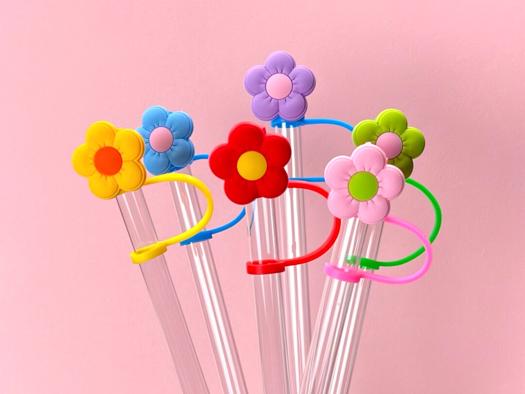 Flower Straw Topper for Tumbler Cup 30oz, 40oz Tumbler Straw ...