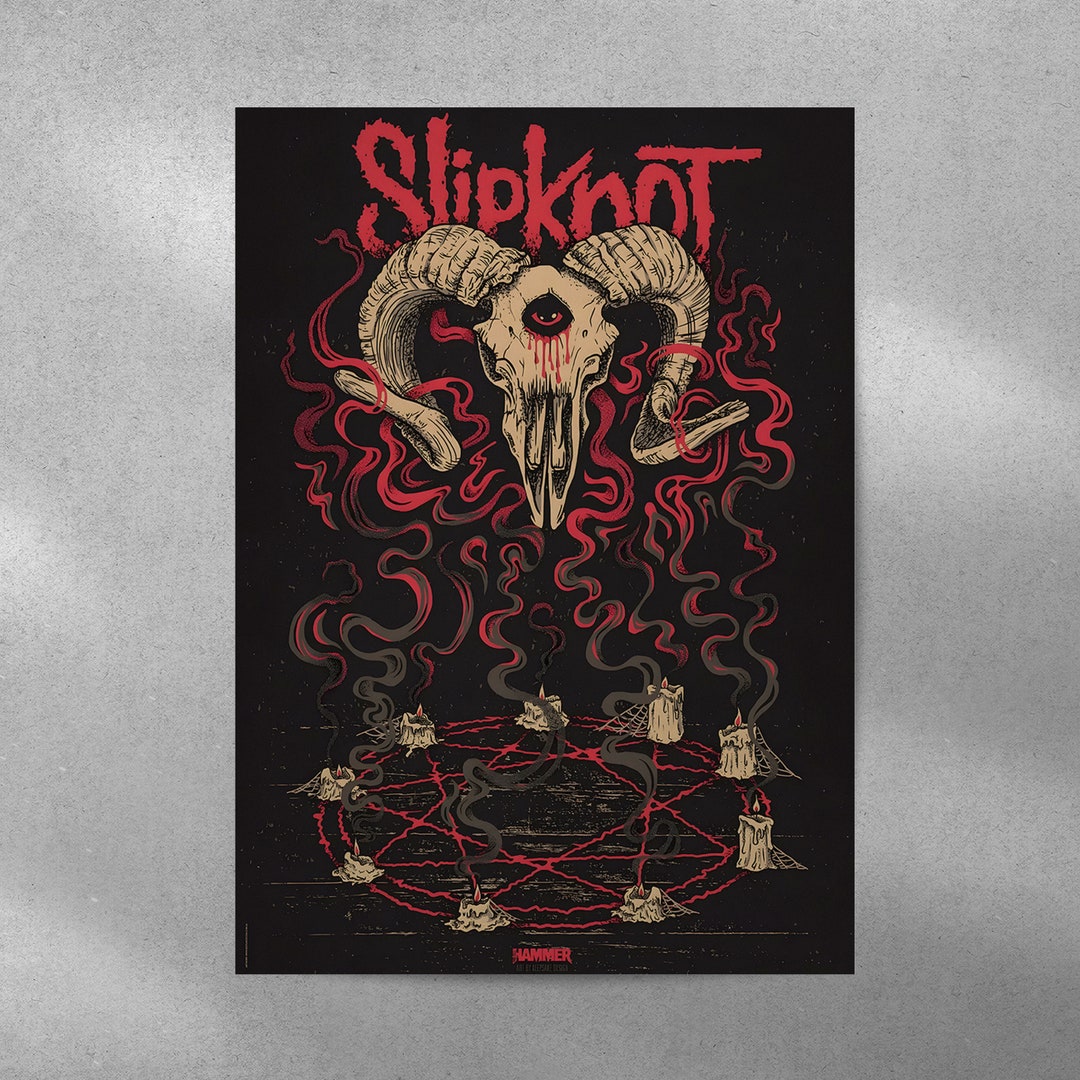 Slipknot Poster / Metal Band Poster / Vintage Poster / Retro Poster ...