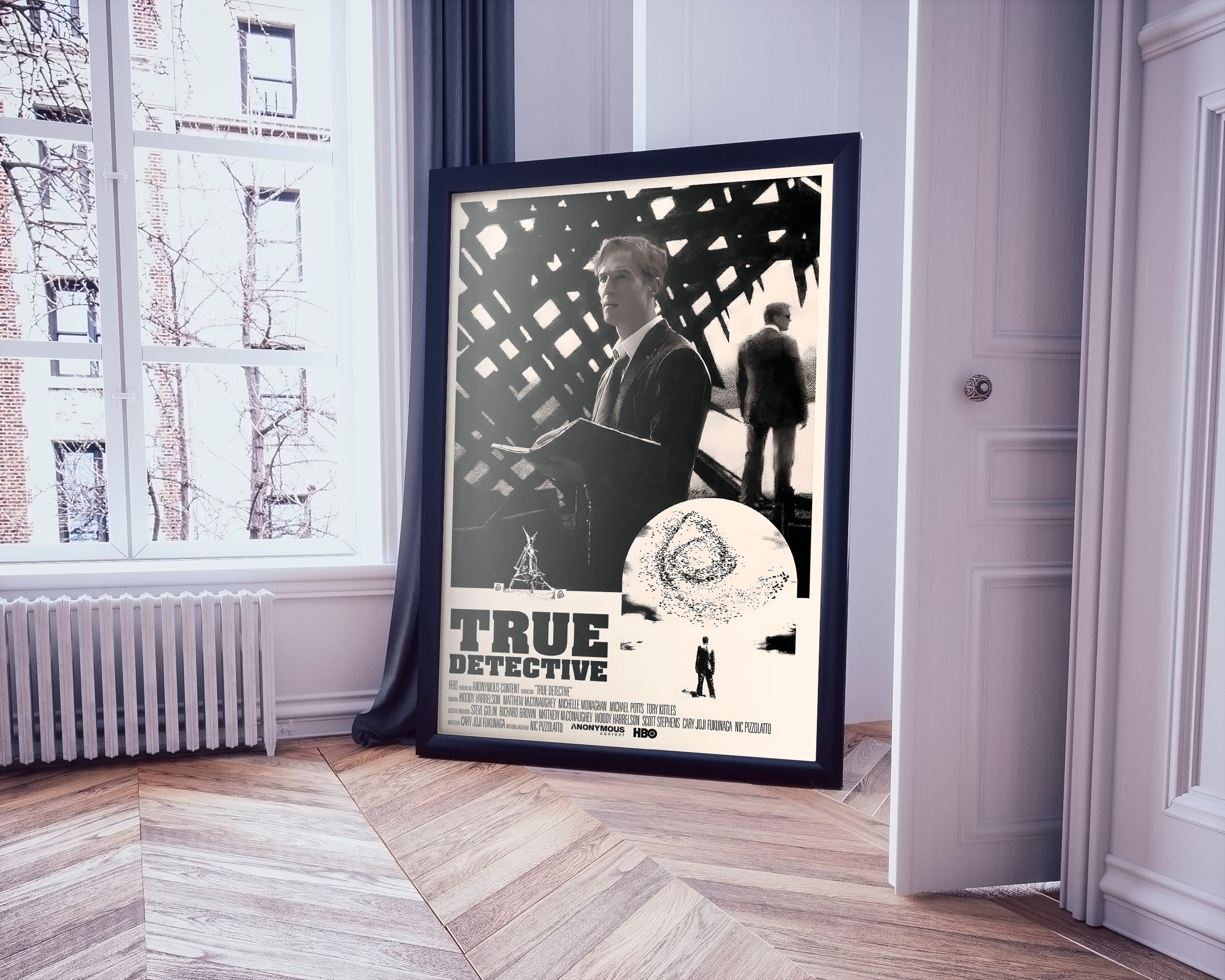 True Detective Poster / Tv Show Poster / Vintage Poster / Retro Poster ...