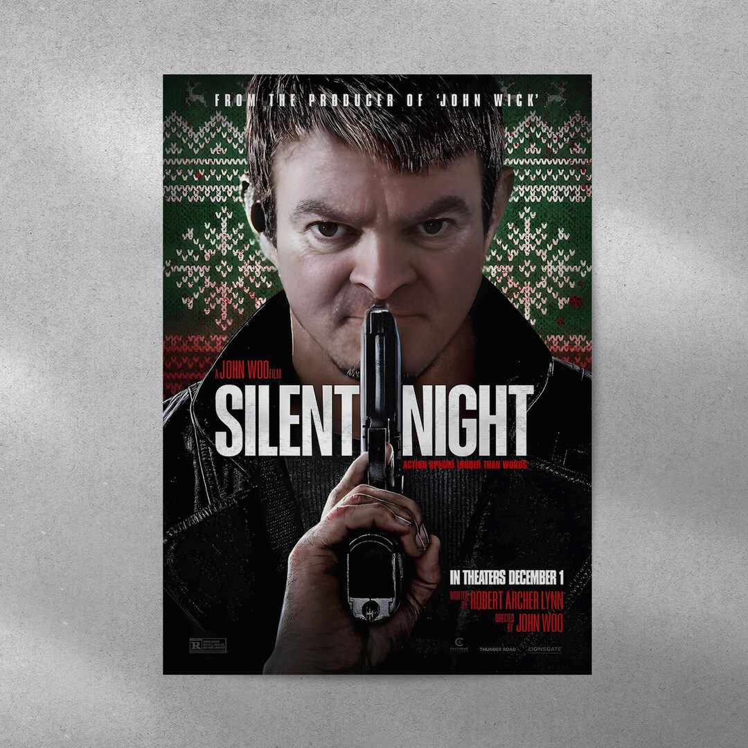 Silent Night Poster / Movie Poster / Aesthetic Poster / Retro Poster ...