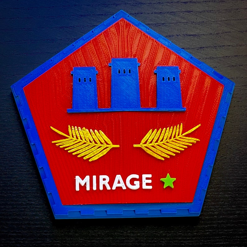 CS2 Mirage Map Logo Icon 3D Printable Stl-file - Etsy