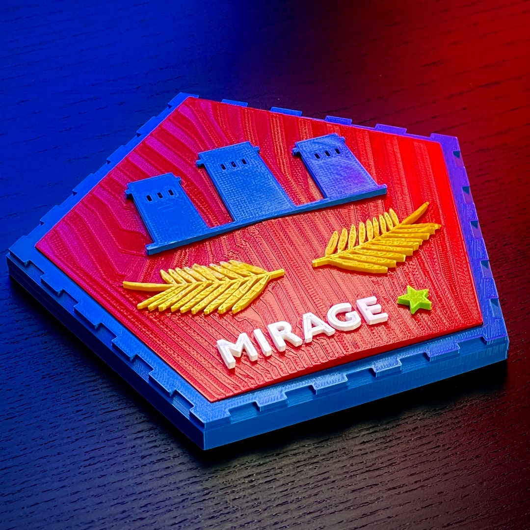 CS2 Mirage Map Logo Icon 3D Printable Stl-file - Etsy