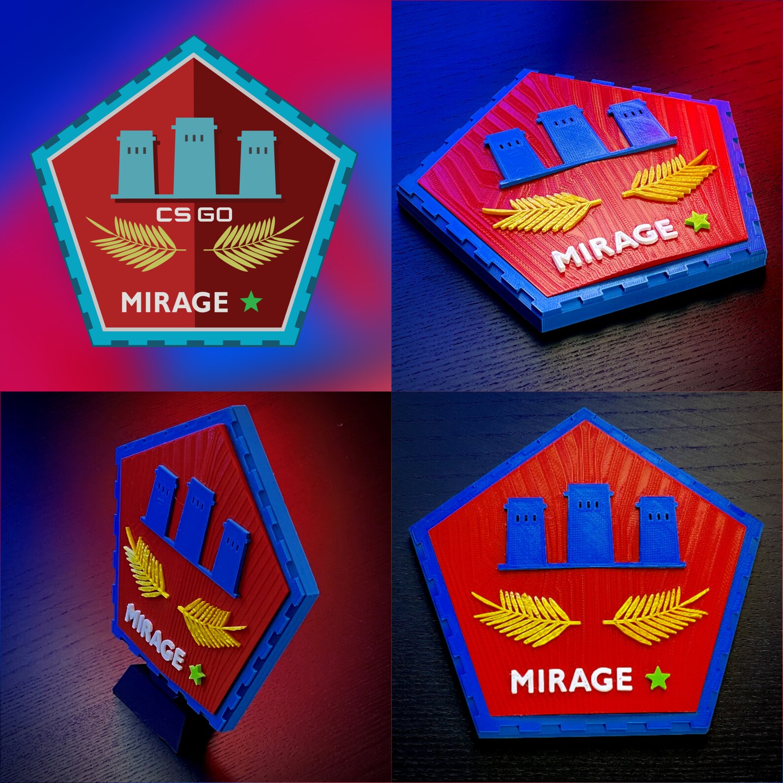 CS2 Map Pool Logo Bundle - 3D Printable Stl-files - Etsy