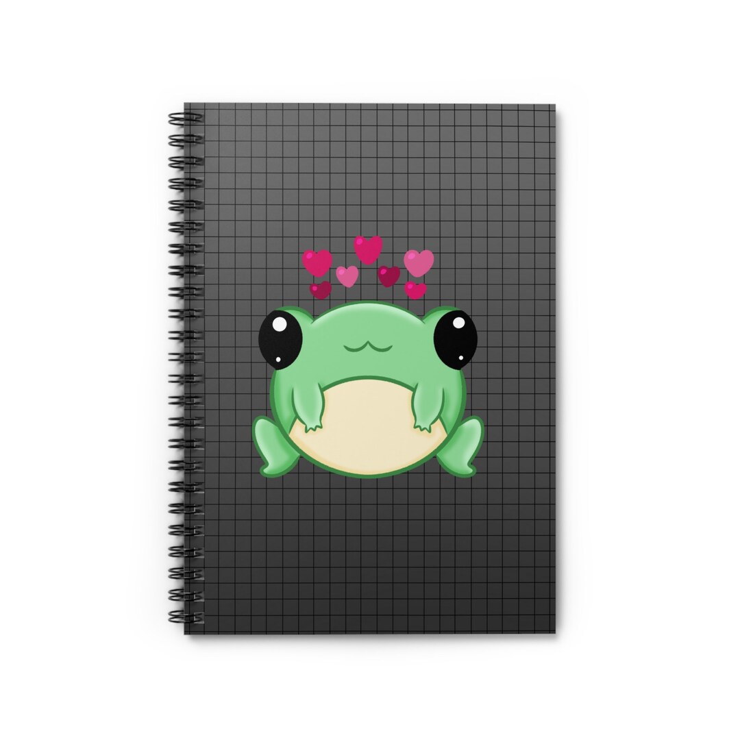 Cute Frog Spiral Notebook - Etsy