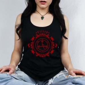 Sigil of Lilith Tank Top: Gothic Occult Pagan Clothing - Etsy