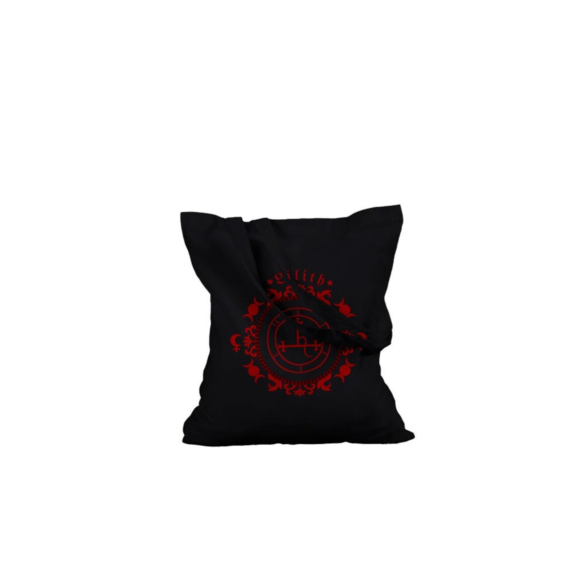 Sigil of Lilith Classic Tote Bag in RED Lilith Symbol Seal - Etsy