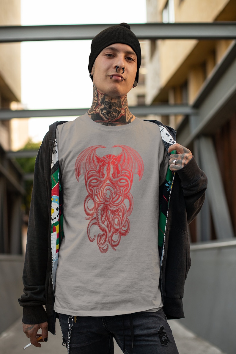 H. P. Lovecraft Shirt, HP Lovecraft Country, Cthulhu Gift for Him ...