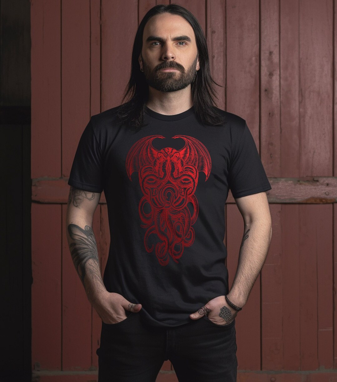 H. P. Lovecraft Shirt, HP Lovecraft Country, Cthulhu Gift for Him ...