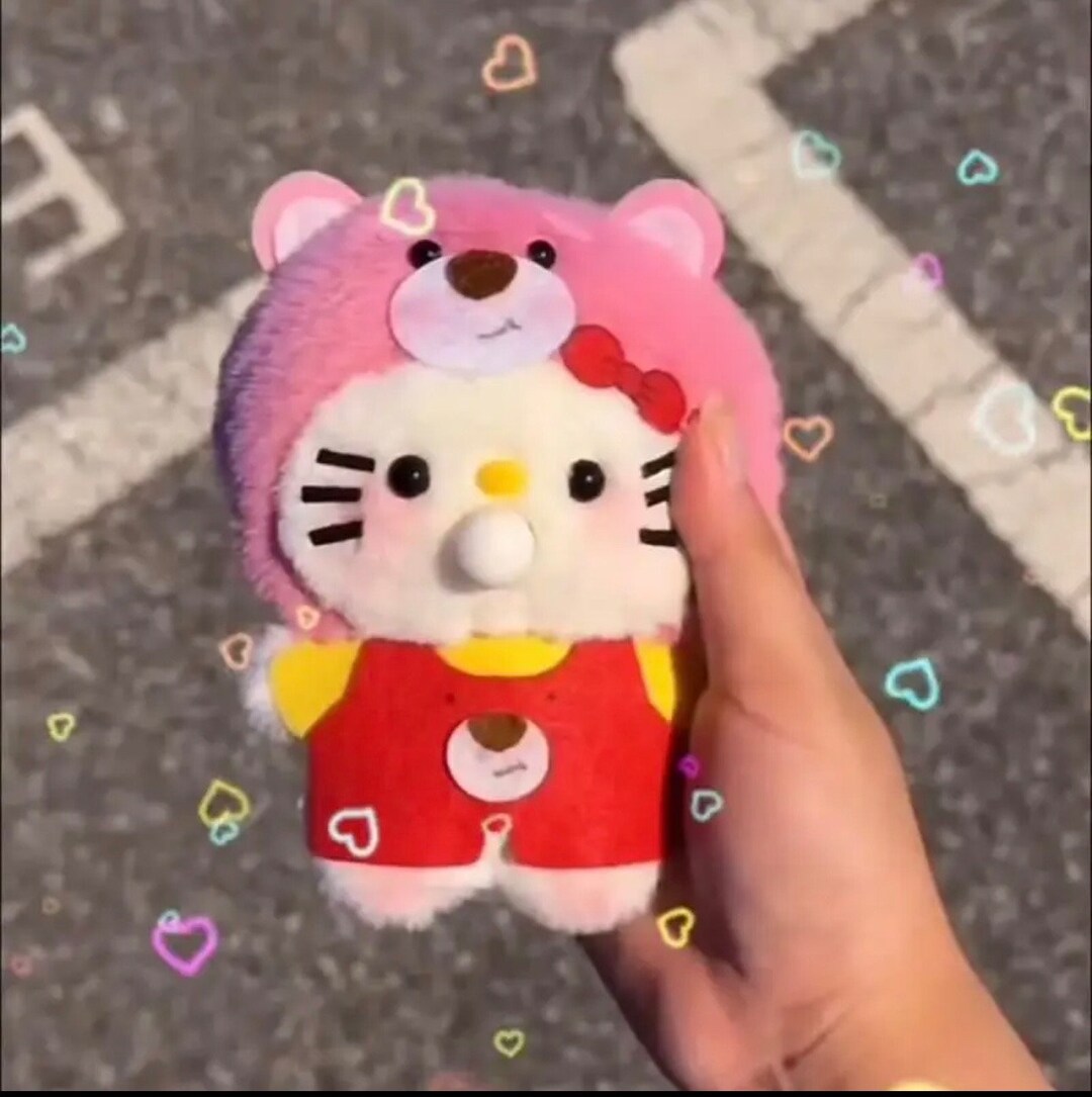 Hello Kitty Blowing Bubble Plushie - Etsy