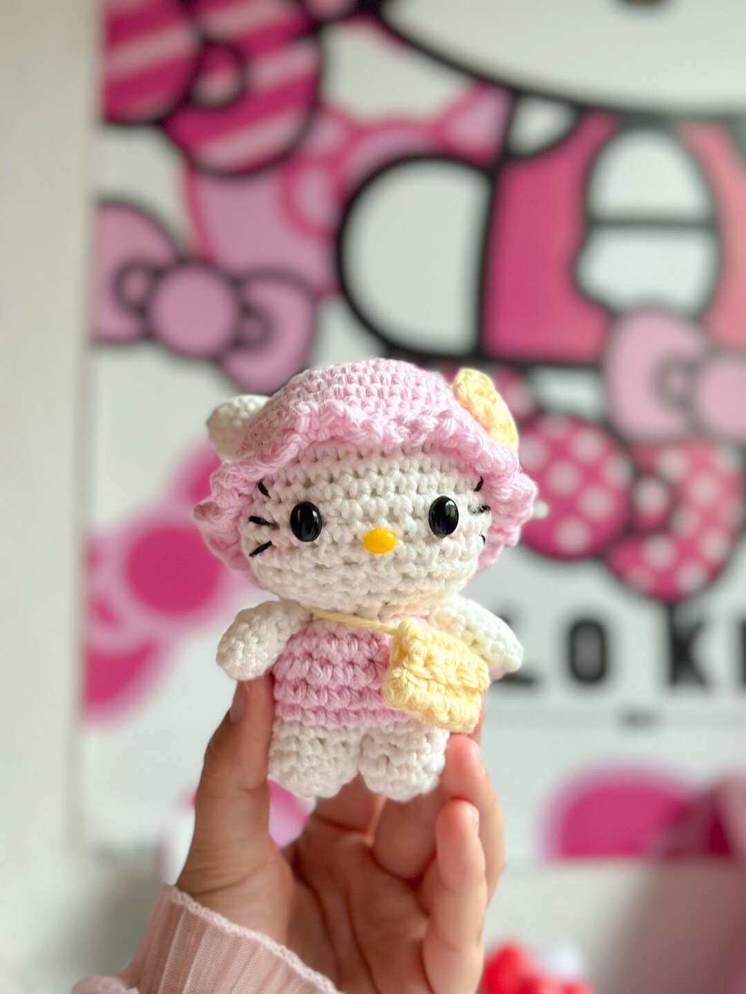 Crochet Hello Kitty Explorer - Etsy