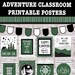 Adventure Classroom Printable Posters, Camping Bulletin Board ...