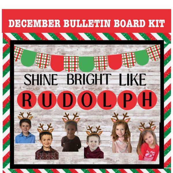 Reindeer Door Decor - Etsy