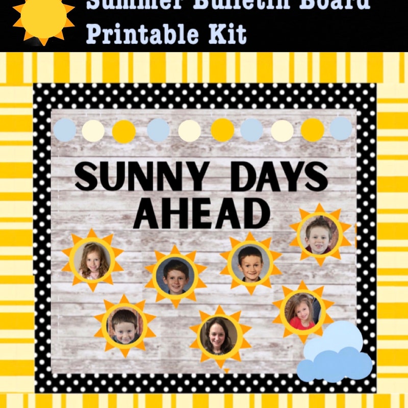 Sun Bulletin Board - Etsy