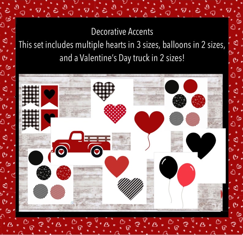 Valentine’s Day Bulletin Board Kit, February Bulletin Board, Classroom ...