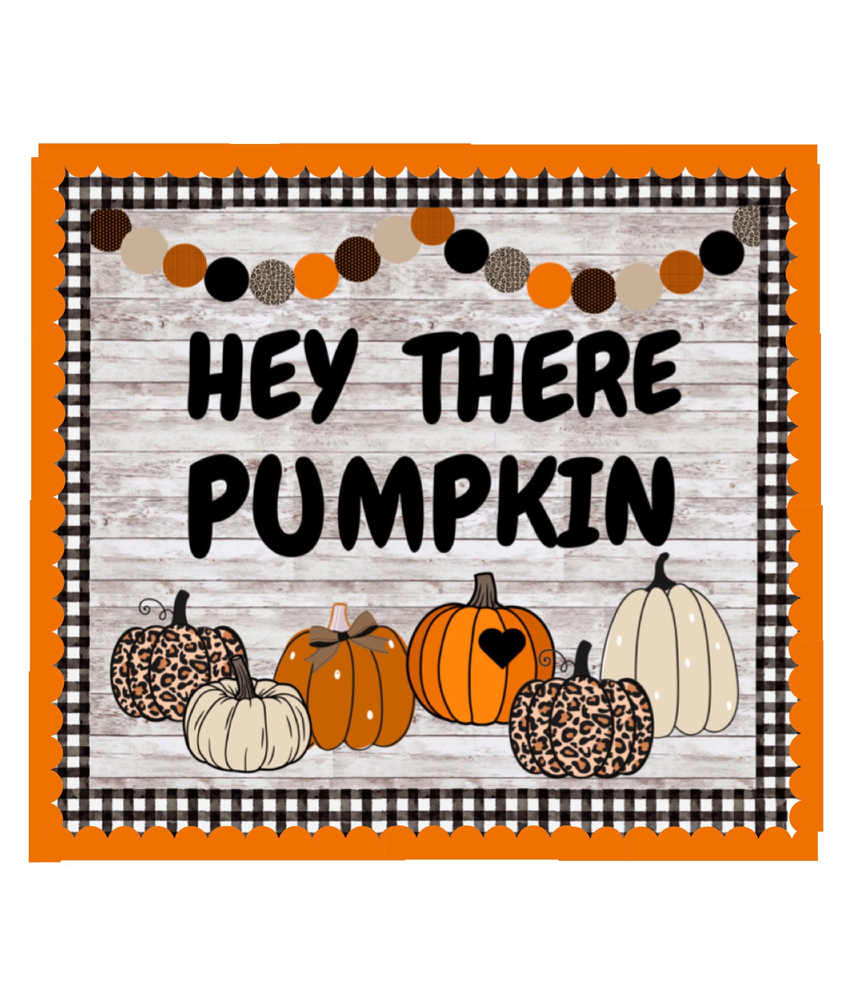 Fall Bulletin Board Kit, Halloween Bulletin, Classroom Fall Decor, Hey ...
