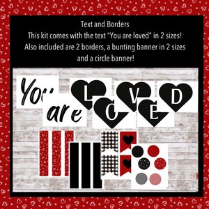 Valentine’s Day Bulletin Board Kit, February Bulletin Board, Classroom ...
