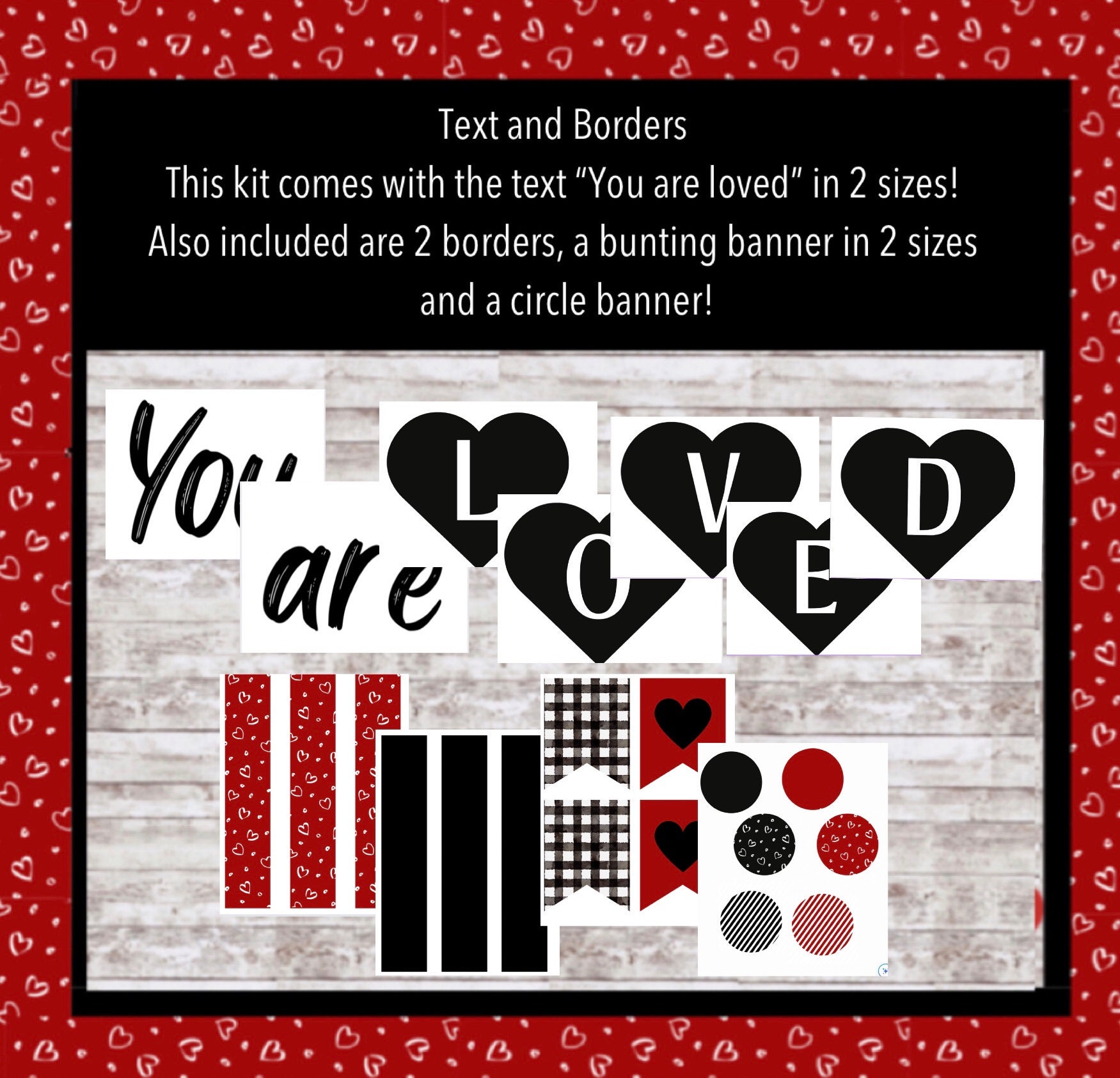 Valentine’s Day Bulletin Board Kit, February Bulletin Board, Classroom ...