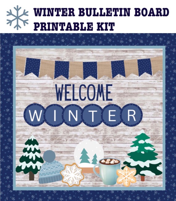 Printable Winter Wonderland Bulletin Board 83 Winter Bulletin Board