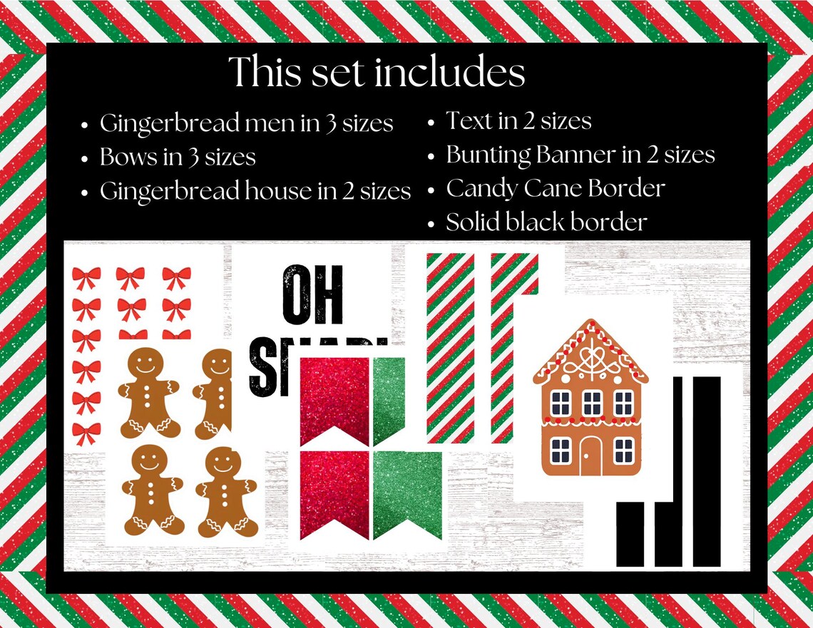 Winter Bulletin Board Printable Kit, Oh Snap This Class is Sweet ...