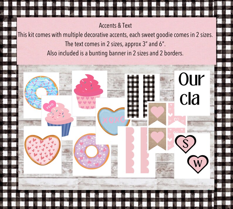Valentine’s Day Bulletin Board Printable Kit, Our Class is so Sweet ...