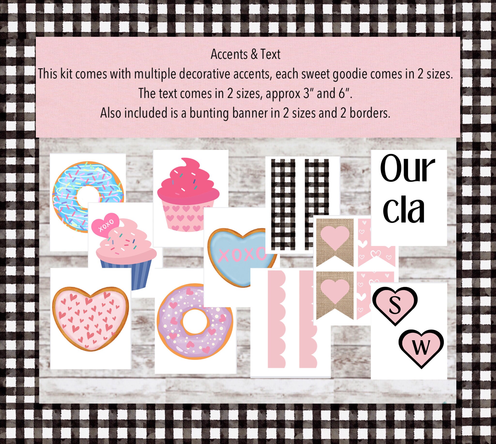 Valentine’s Day Bulletin Board Printable Kit, Our Class is so Sweet ...