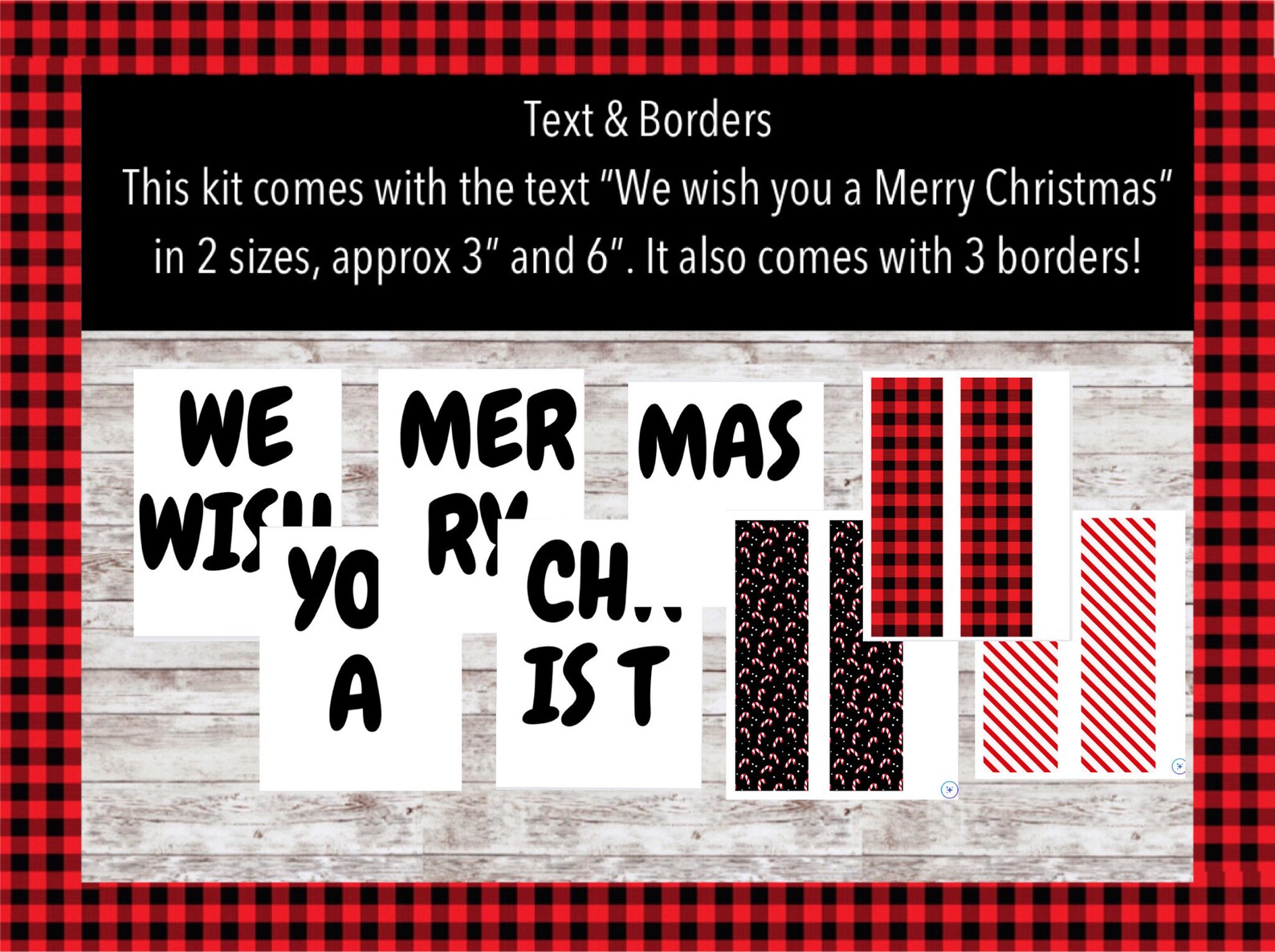 Christmas Bulletin Board Kit, Printable Winter, Bulletin Board, We Wish ...