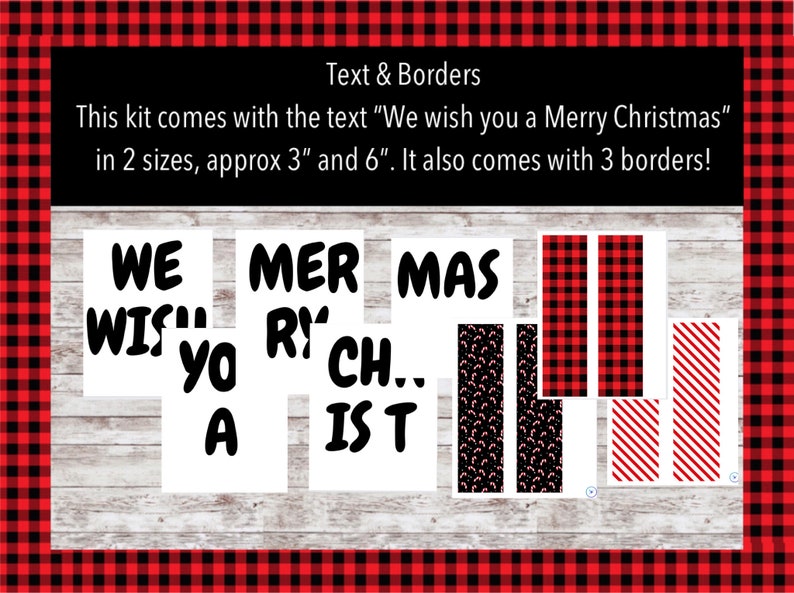 Christmas Bulletin Board Kit, Printable Winter, Bulletin Board, We Wish ...