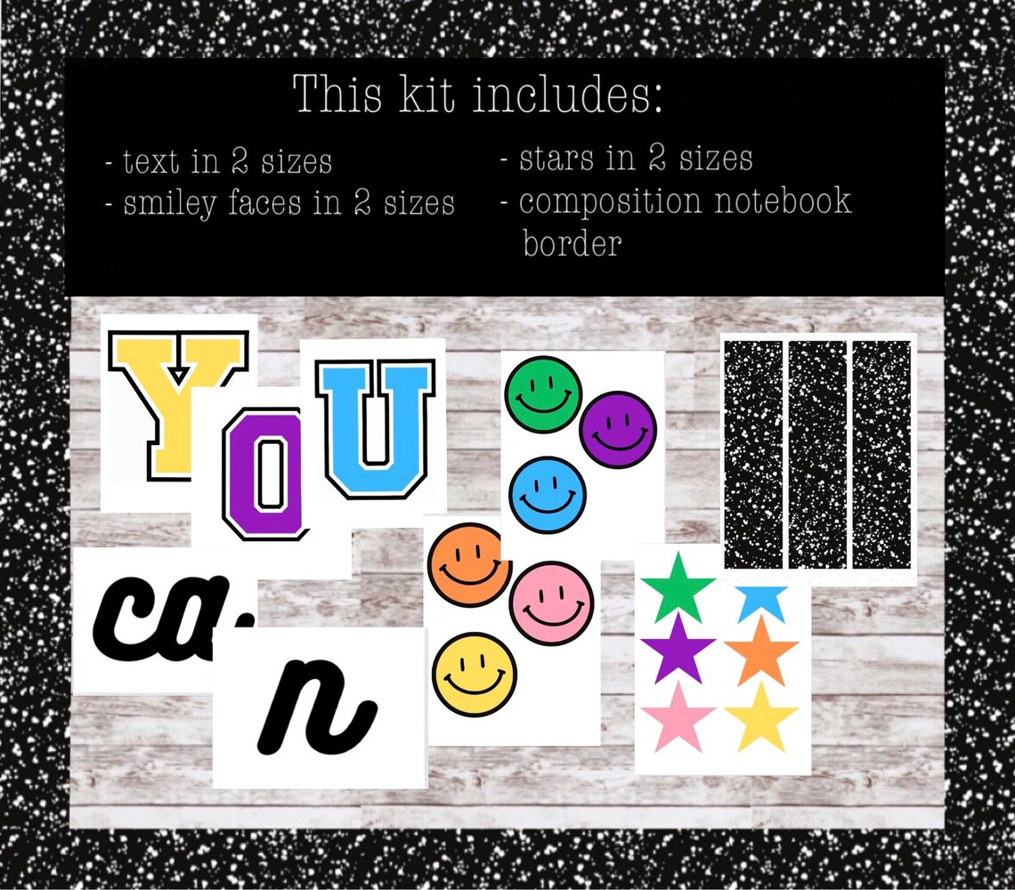 You Can Do Amazing Things Bulletin Board Printable Kit, Classroom Door ...