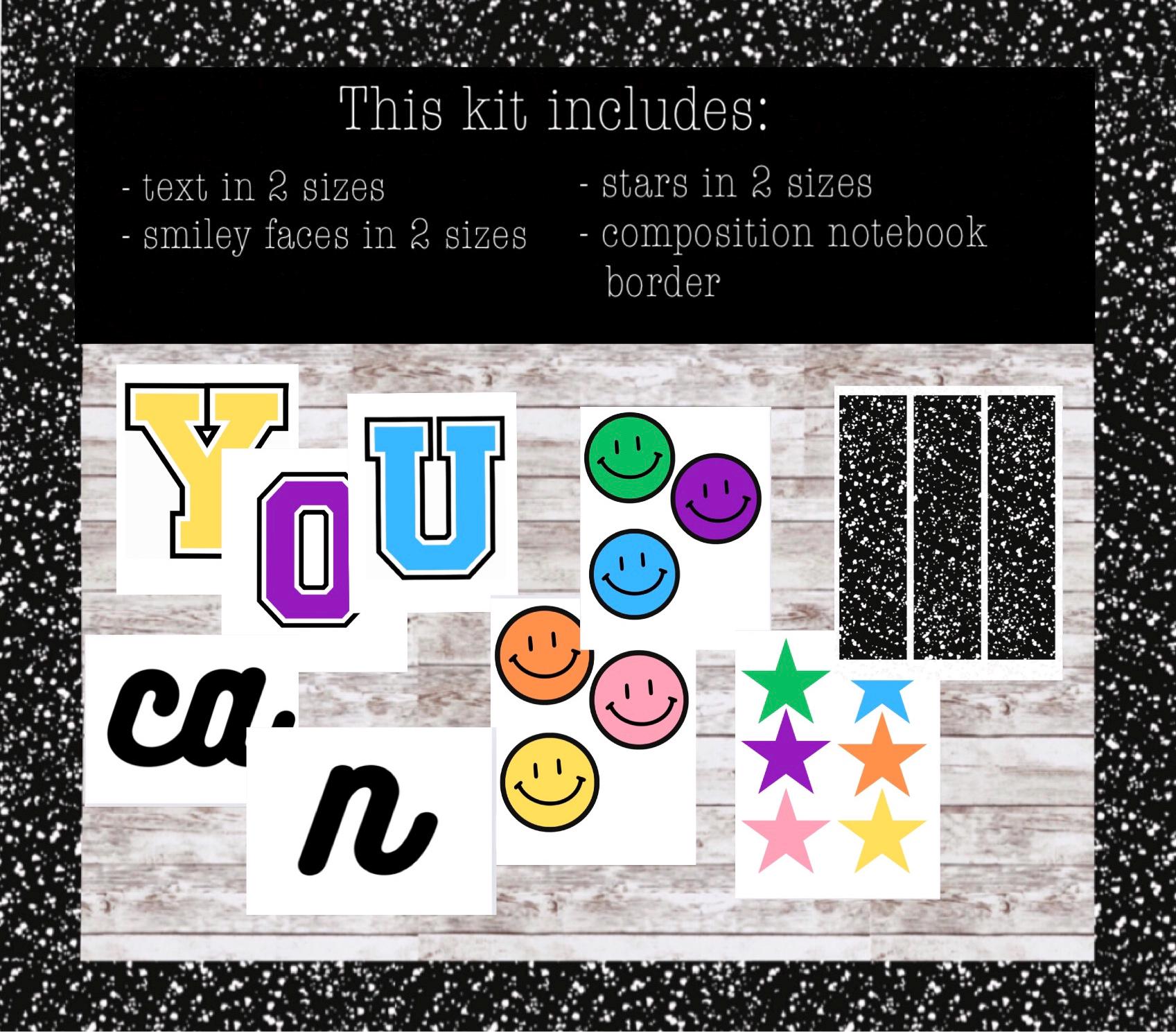 You Can Do Amazing Things Bulletin Board Printable Kit, Classroom Door ...