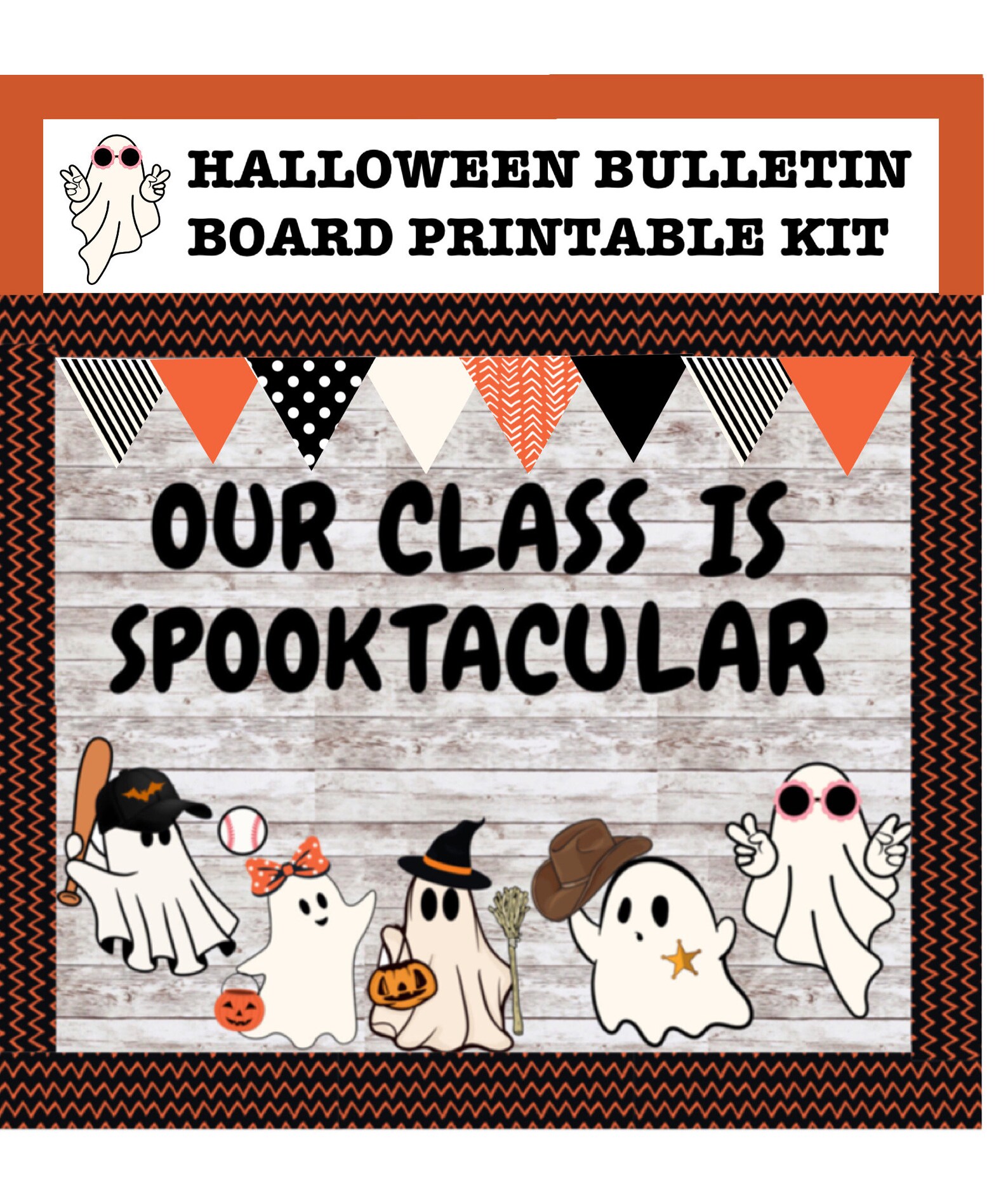 Halloween Bulletin Board, Fall Bulletin Board, Class Door Decorations ...