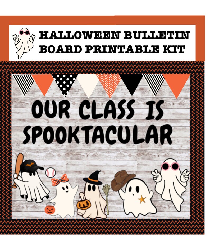 Halloween Bulletin Board, Fall Bulletin Board, Class Door Decorations ...