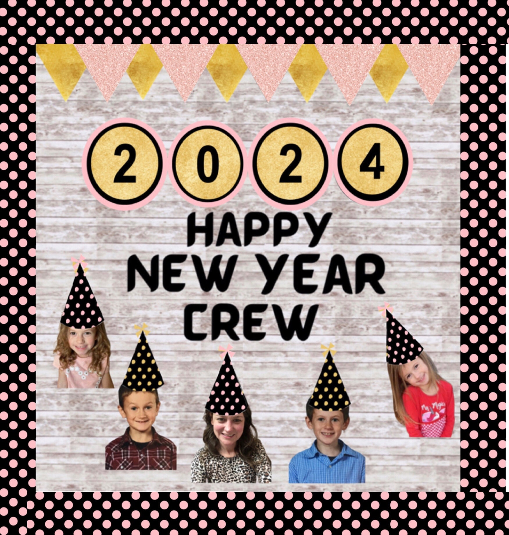 Happy New Year Bulletin Board, Printable Bulletin Board Kit, January ...