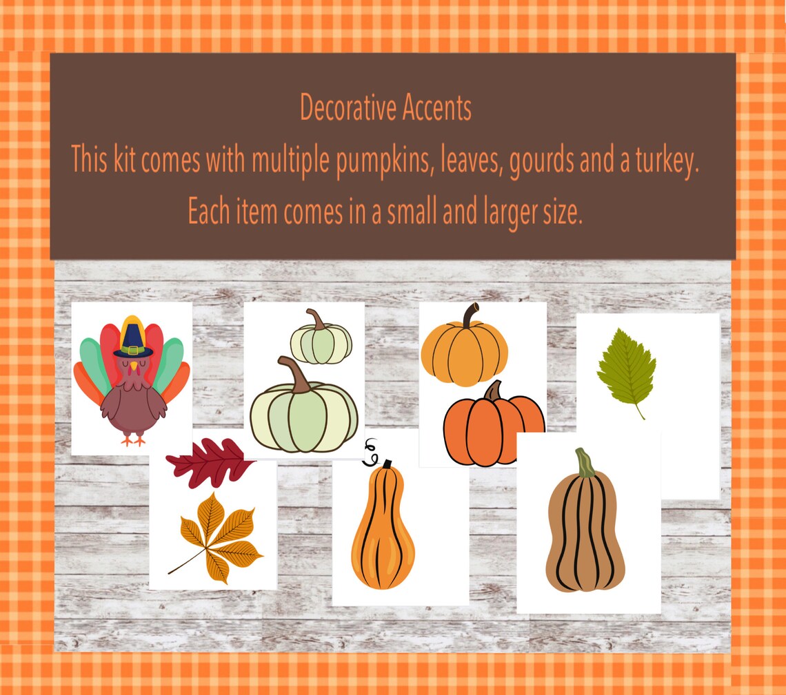 Thanksgiving Bulletin Board, Fall Bulletin Board Kit, Printable ...