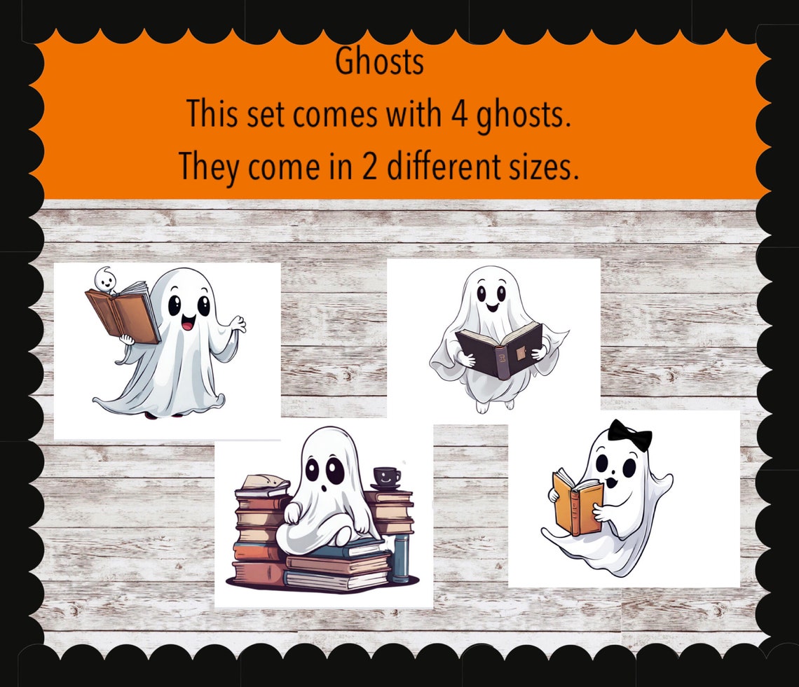 Halloween Bulletin Board, Reading Bulletin Board, Library, Classroom ...