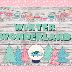 Winter Bulletin Board Kit, Printable Winter Bulletin Board, Winter ...