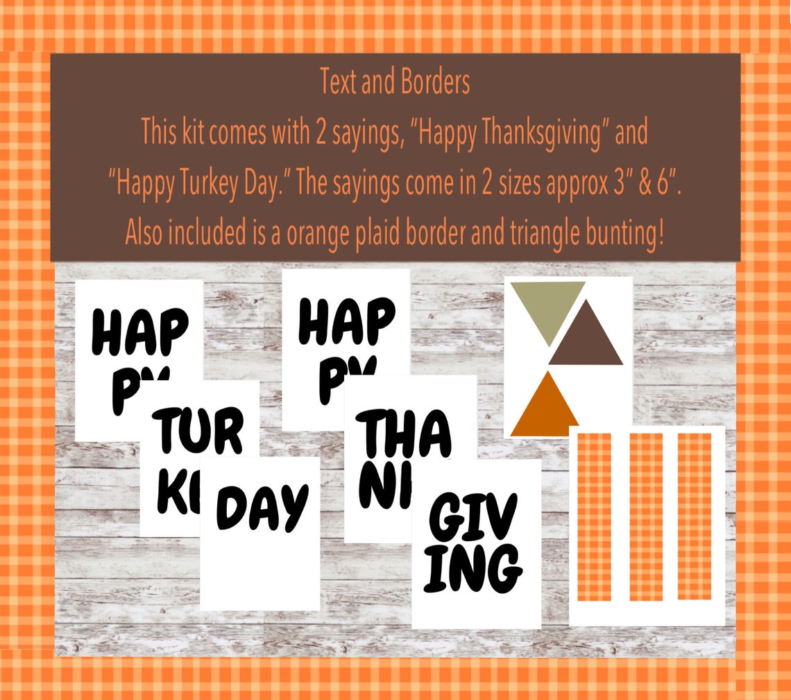 Thanksgiving Bulletin Board, Fall Bulletin Board Kit, Printable ...