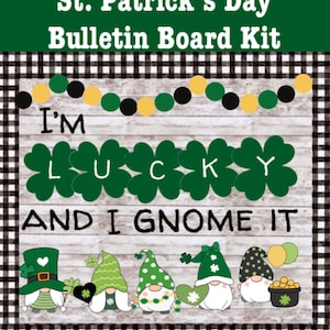 St. Patrick’s Day Bulletin Board Kit, Printable Bulletin Board ...
