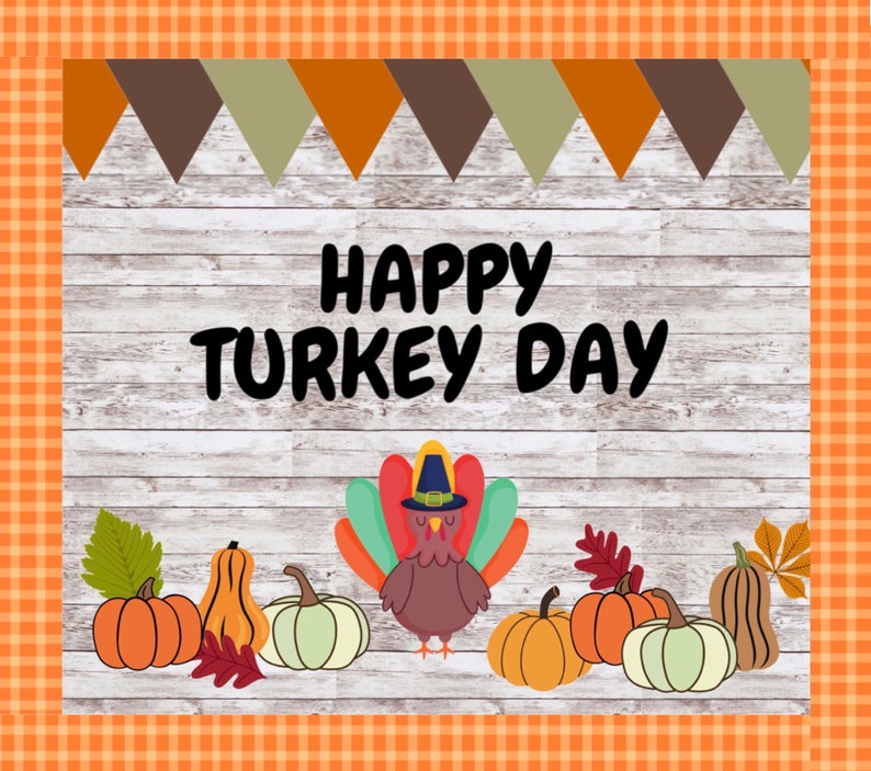 Thanksgiving Bulletin Board, Fall Bulletin Board Kit, Printable ...