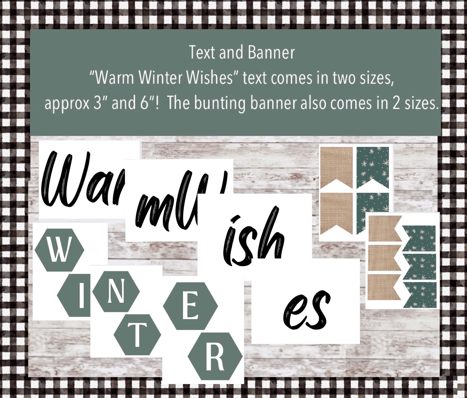 Winter Bulletin Board Printable Kit, Warm Winter Wishes Class Bulletin ...