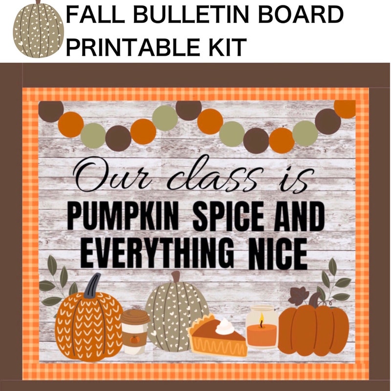 Fall Bulletin Boards - Etsy