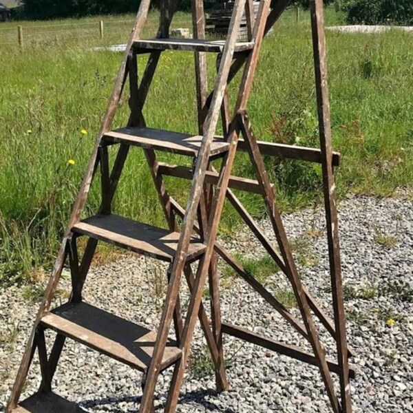 Old Wood Ladder - Etsy