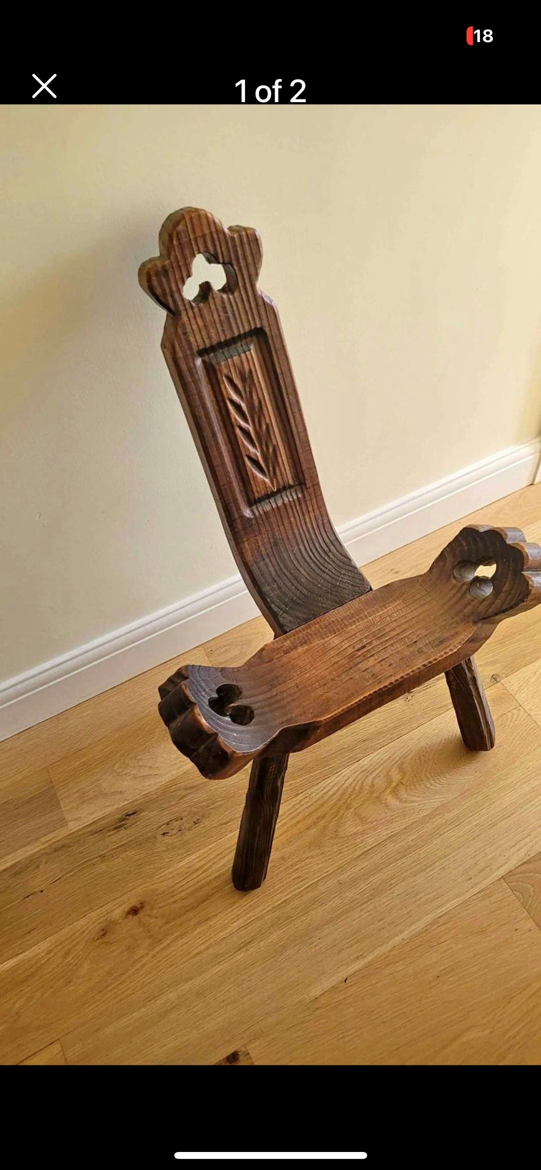 Rare Antique Late 19th Century Wooden Birthing Stool Chair - Etsy
