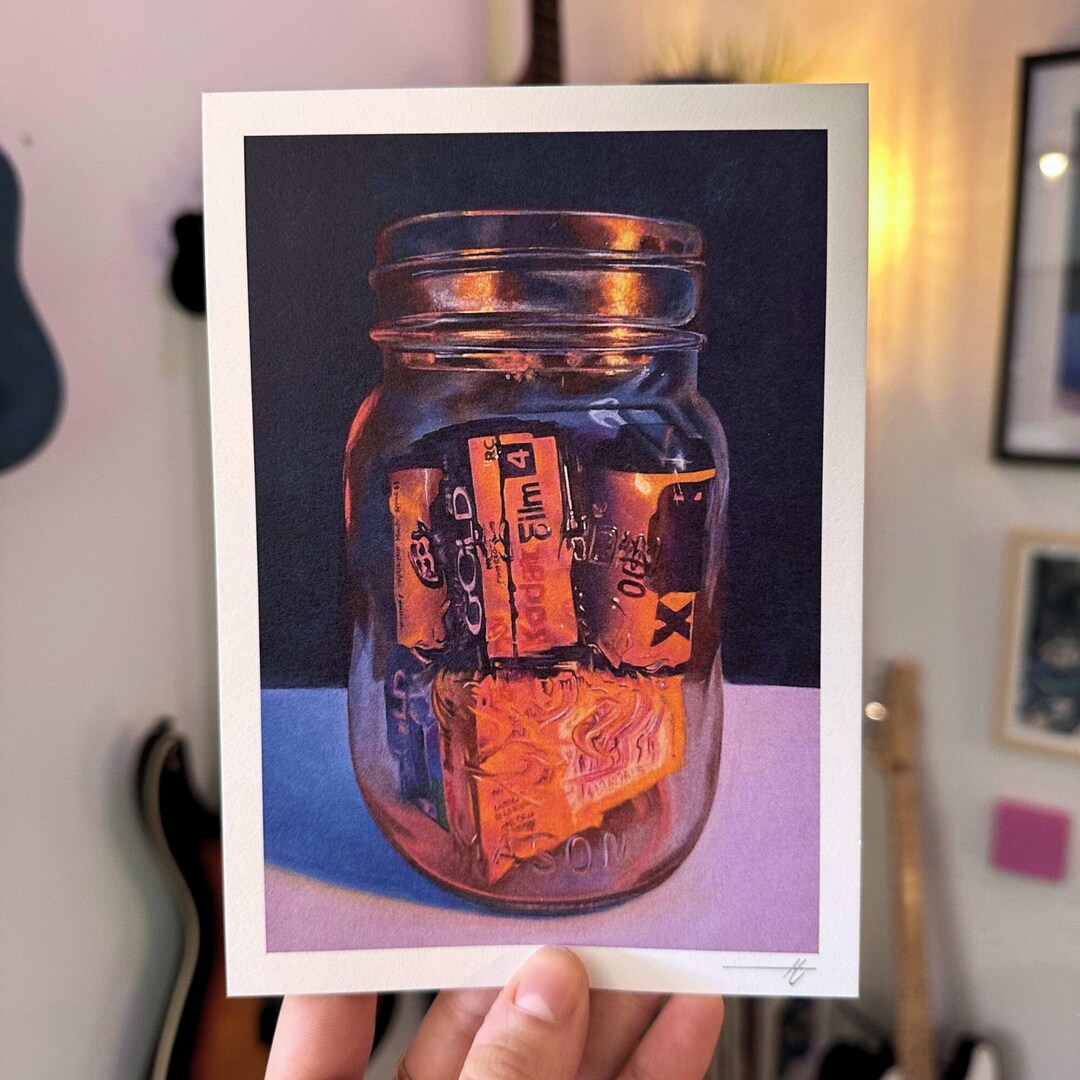 Film Photography Art Print - Mason Jar Art, Still Life - Etsy