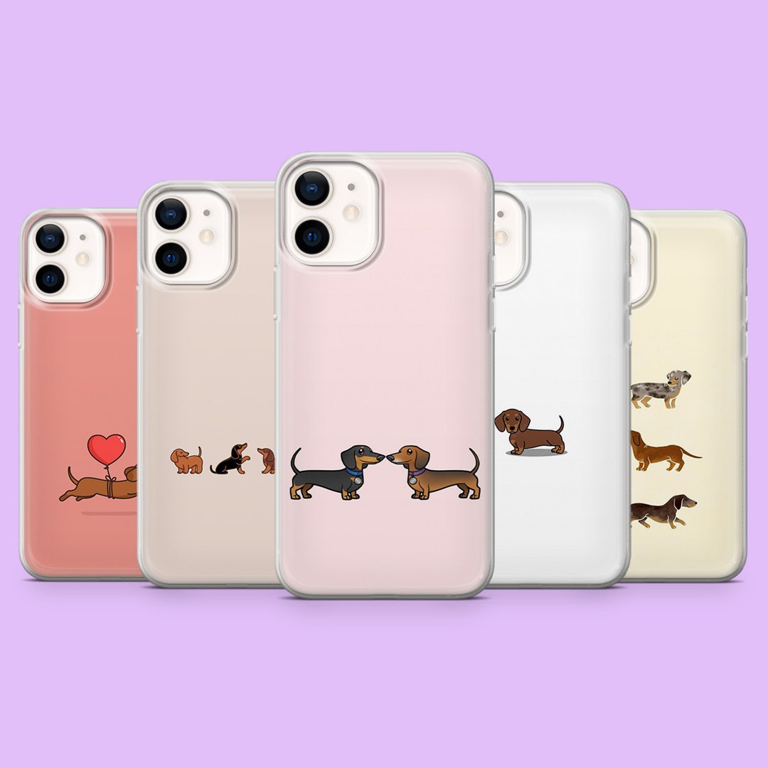 Pet Lover Phone Case Sausage Dog Dachshund Cover for iPhone 15, 14, 13 ...