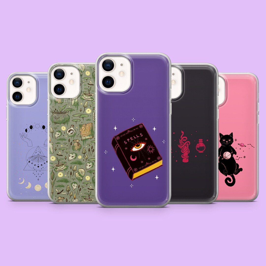 Witchy Phone Case Spells Witchcraft Cover for iPhone 15 Pro, 14, 13, 12 ...