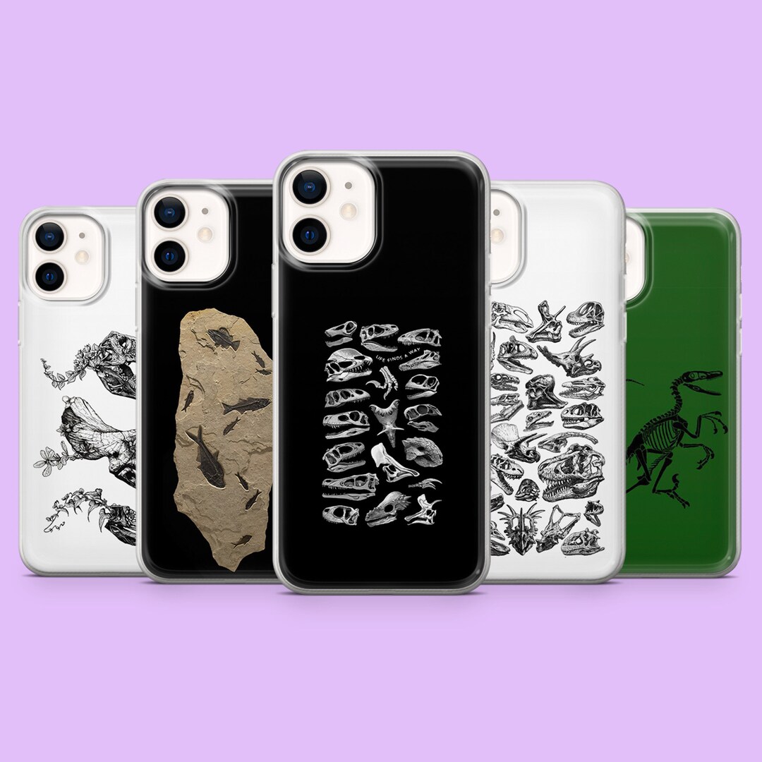Fossils Phone Case Dinosaur Bones Geology Cover for iPhone 15, 14, 13 ...